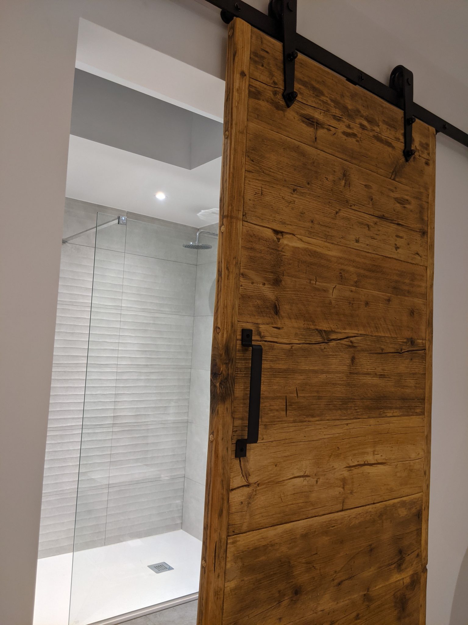Home / Doors / LYTHAM – Rustic Sliding Barn Door- Made From Reclaimed ...