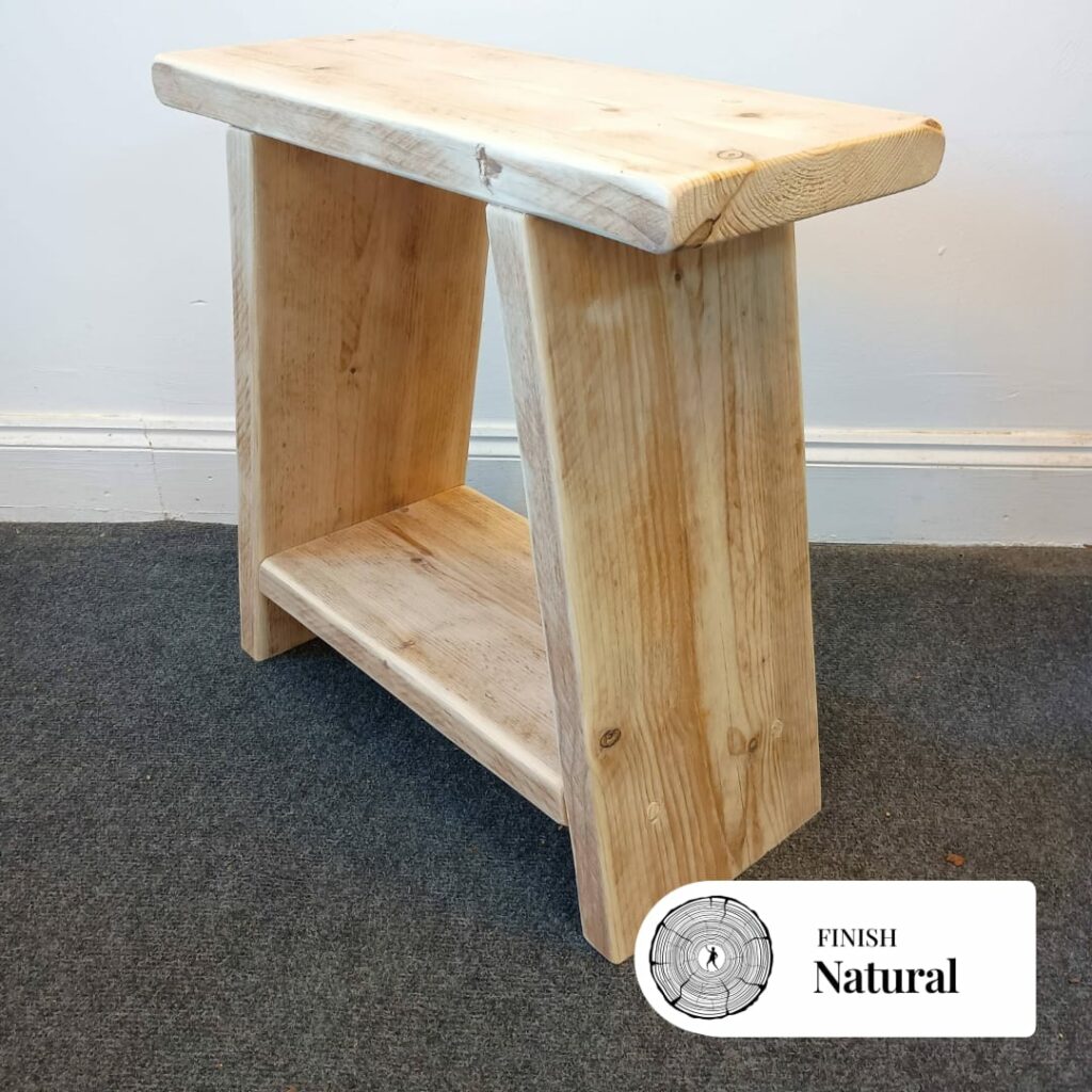 Home » Shop » ILFRACOMBE – Rustic Stool Made From Reclaimed Wood ...